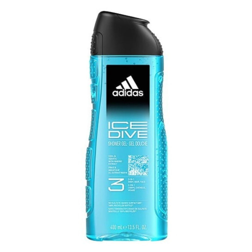 Buy Now Adidas Mens Ice Dive Shower Gel 400 ML | Shopaholic