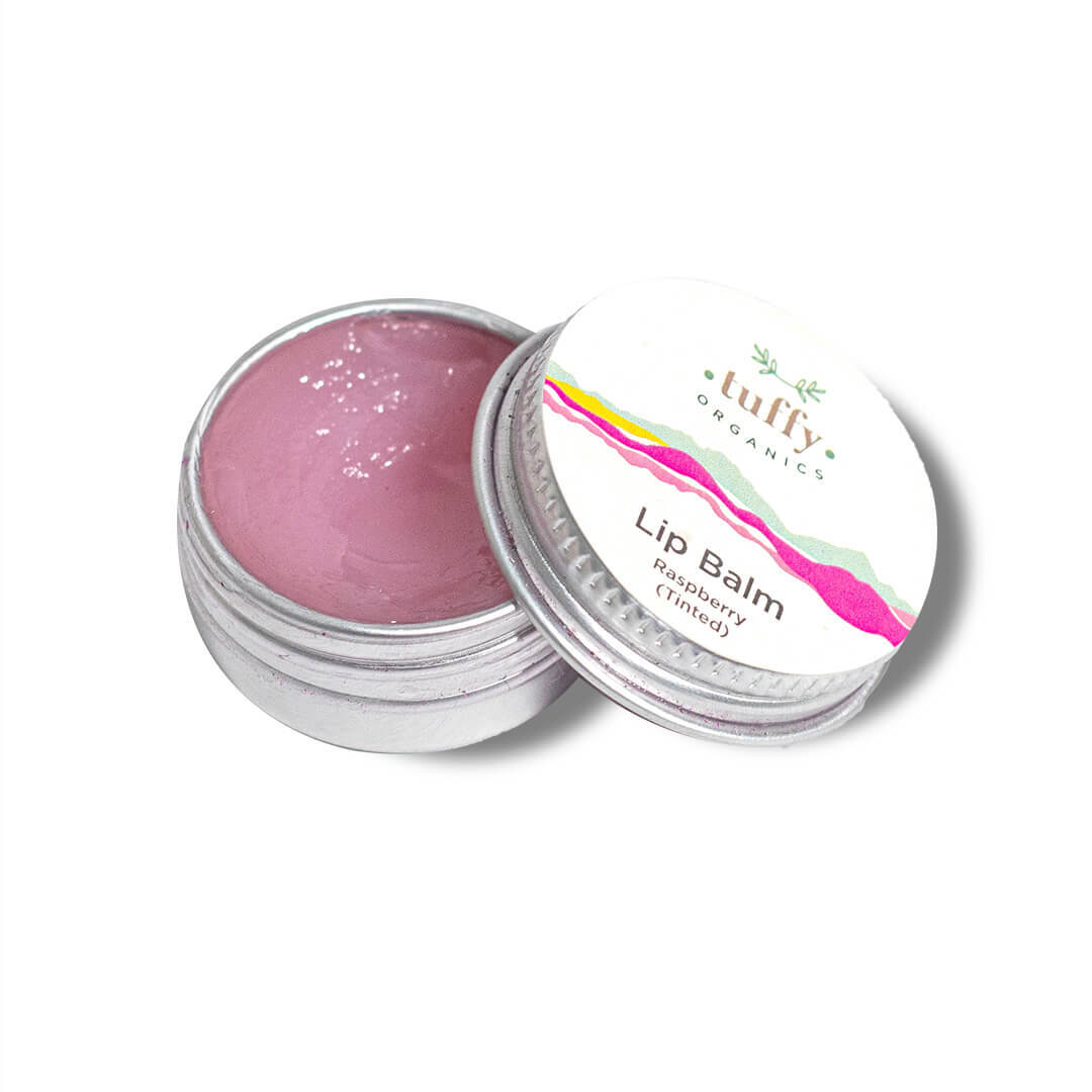 Tuffy Organics Raspberry Lip Balm - 10gm | Shopaholic