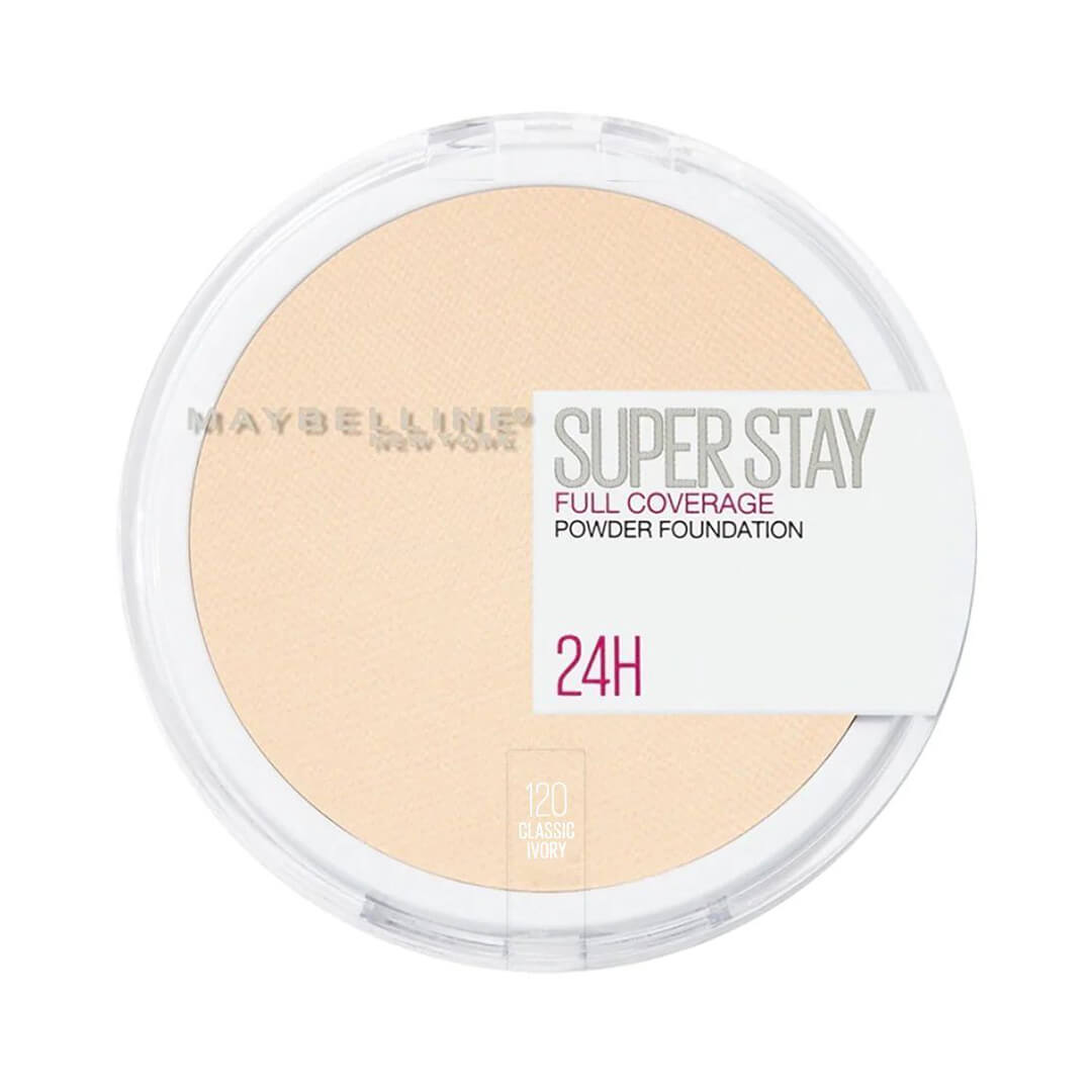 Maybelline New York Superstay 24h Full Coverage Powder Foundation - 120 ...