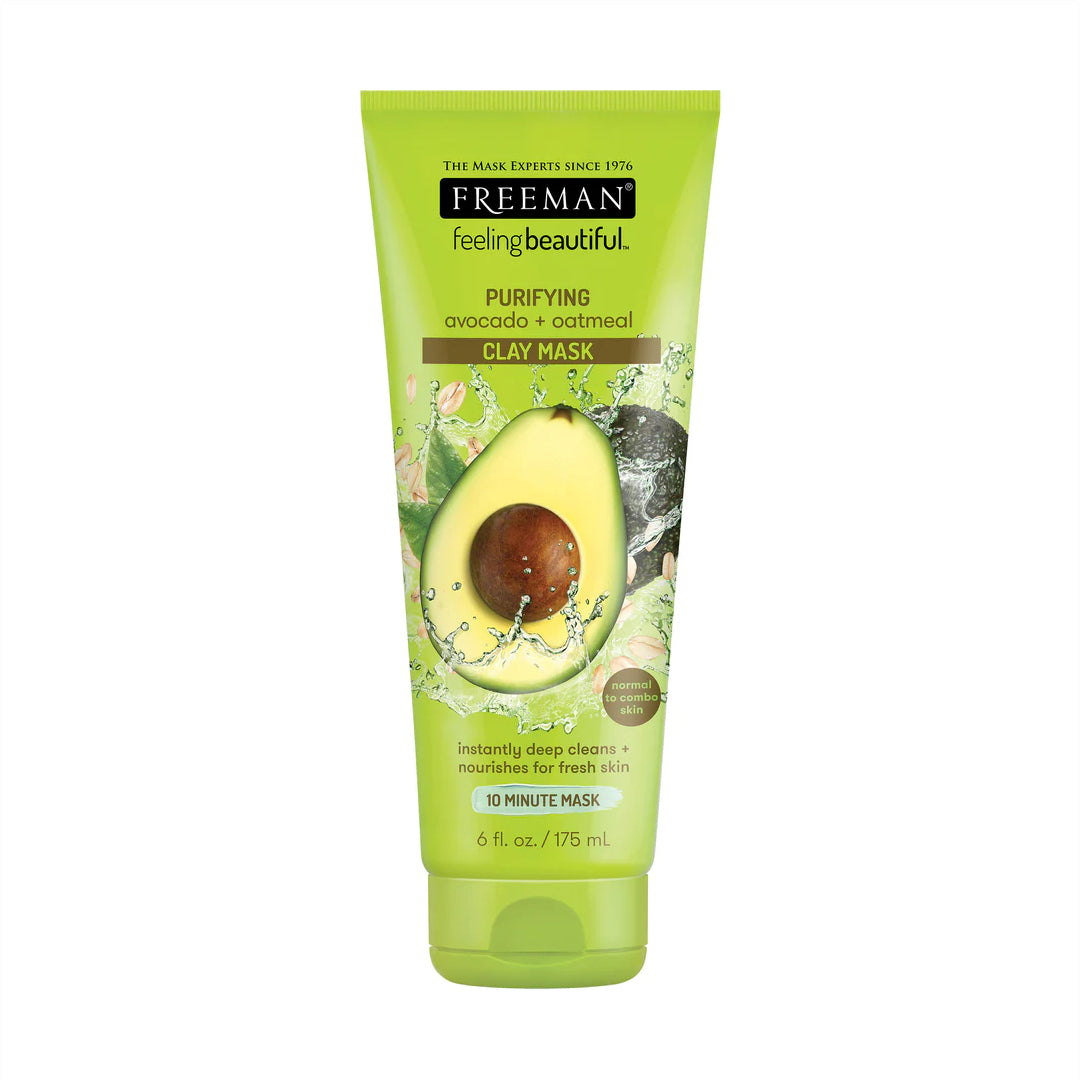 FREEMAN Beauty Purifying Avocado & Oatmeal Clay Mask - 175ml | Shopaholic
