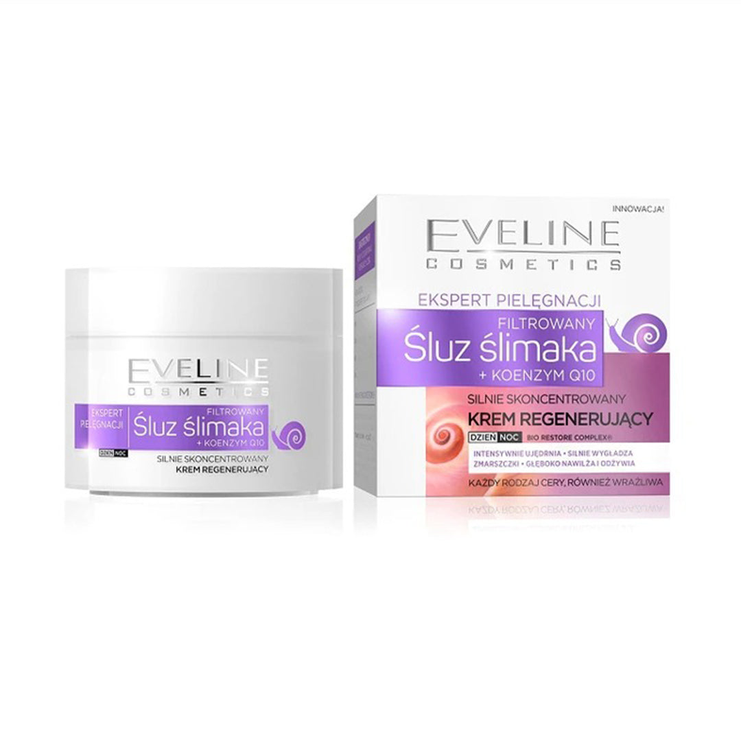 Eveline Cosmetics Snail Slime Concentrated Regenerating Day & Night ...