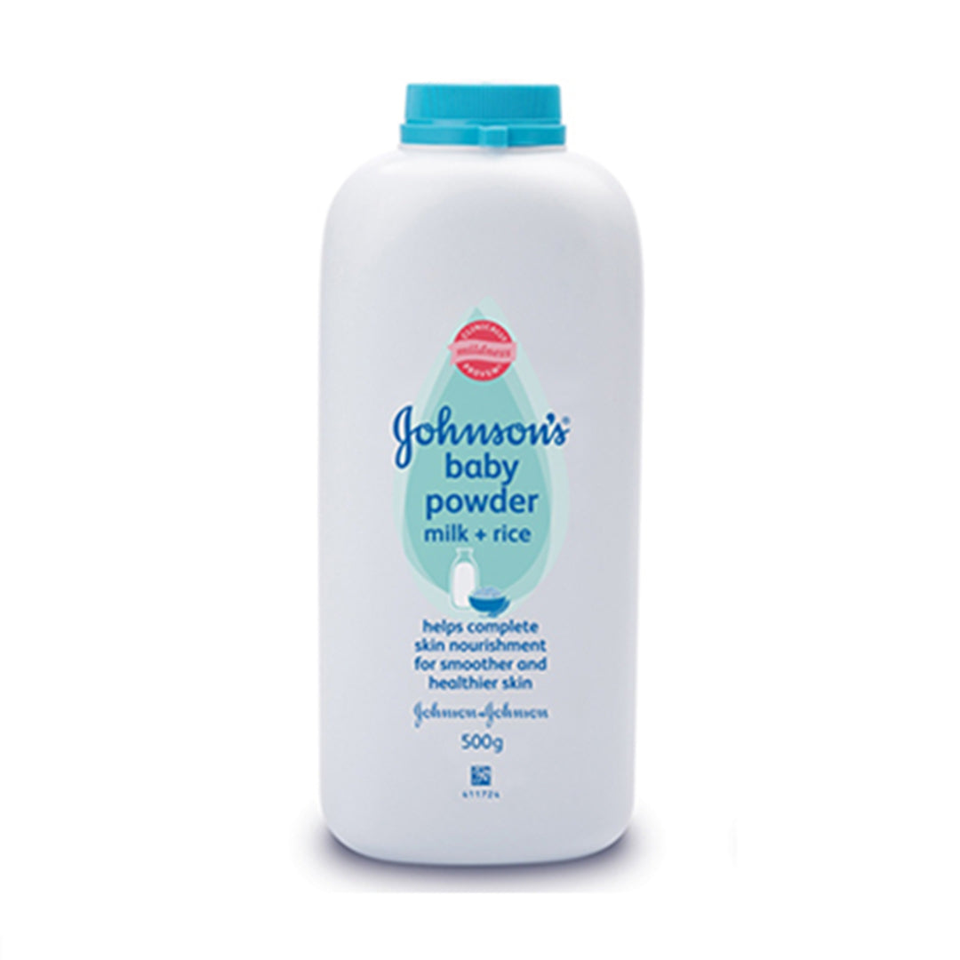 Johnson's Baby Milk & Rice Powder - 500g | Shopaholic