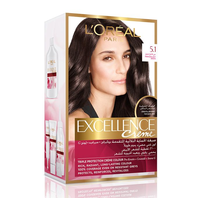 Excellence Creme - 5.1 Light Profound Brown - Loreal Paris | Shopaholic
