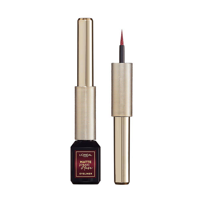 Matte Signature Liquid Eyeliner - 05 Burgundy - Loréal Paris | Shopaholic